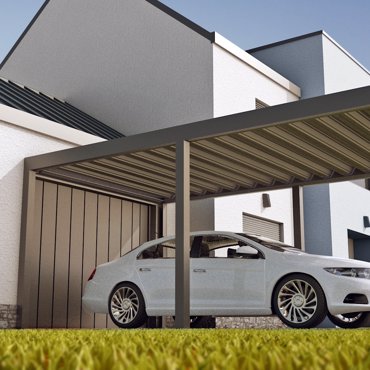 Carport ARTOSI – tettoia in alluminio per auto | Isotra.it