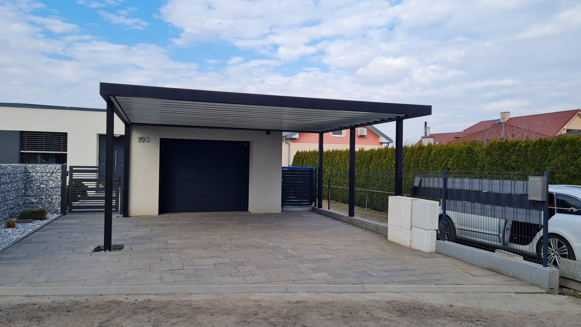 Carport ARTOSI – tettoia in alluminio per auto | Isotra.it
